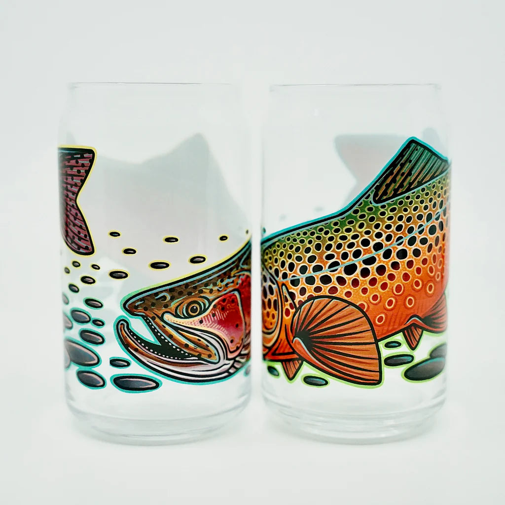 Rainbow Trout Beer Glass– Deschutes Angler Fly Shop