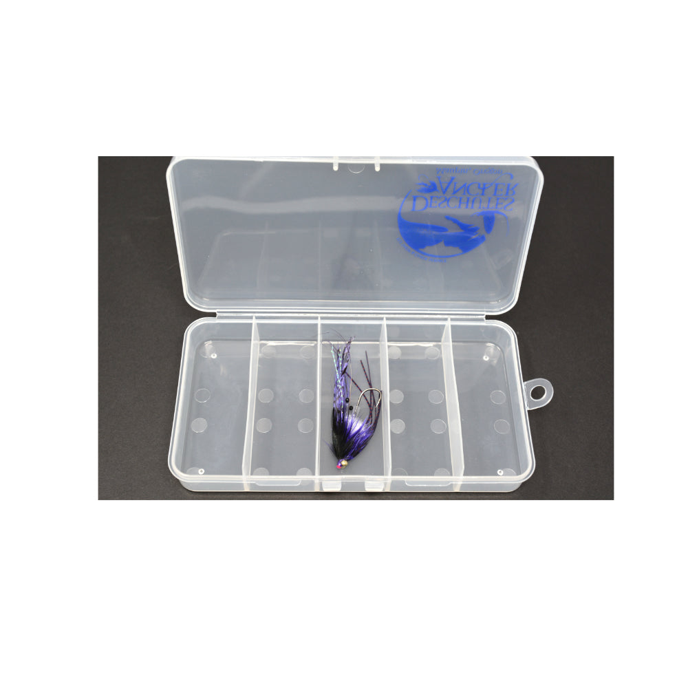Deschutes Angler Logo Fly Box - 5 Compartment Clear - 1446– Deschutes ...