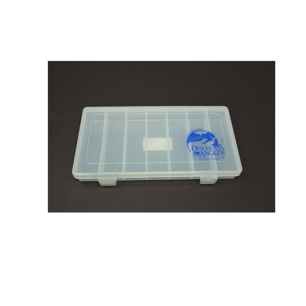 Deschutes Angler Logo Fly Box - 7 Compartment Clear - 1485– Deschutes ...